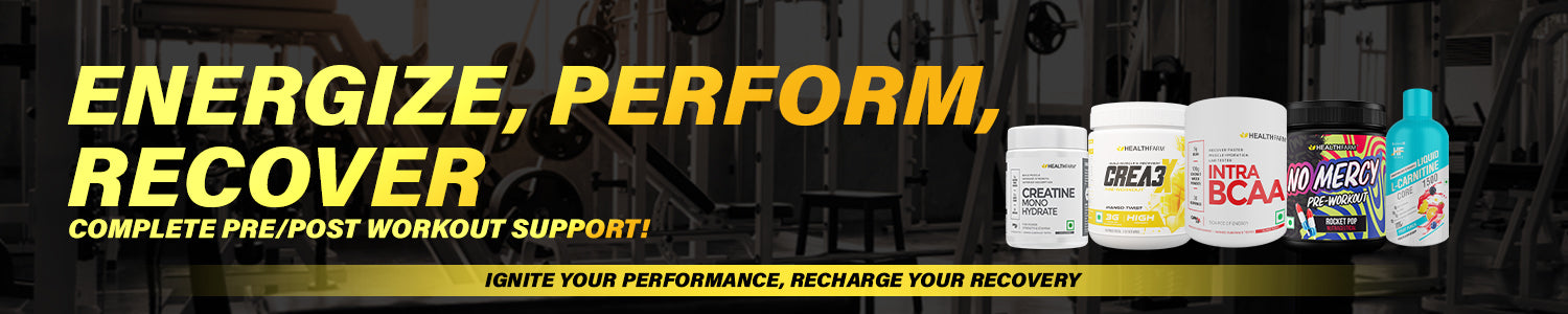 Pre/Post Workout Supplements Range - Healthfarm – Healthfarm Nutrition