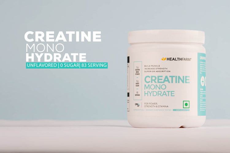 Healthfarm Muscle Creatine Monohydrate (250g) - Buy online at Best ...
