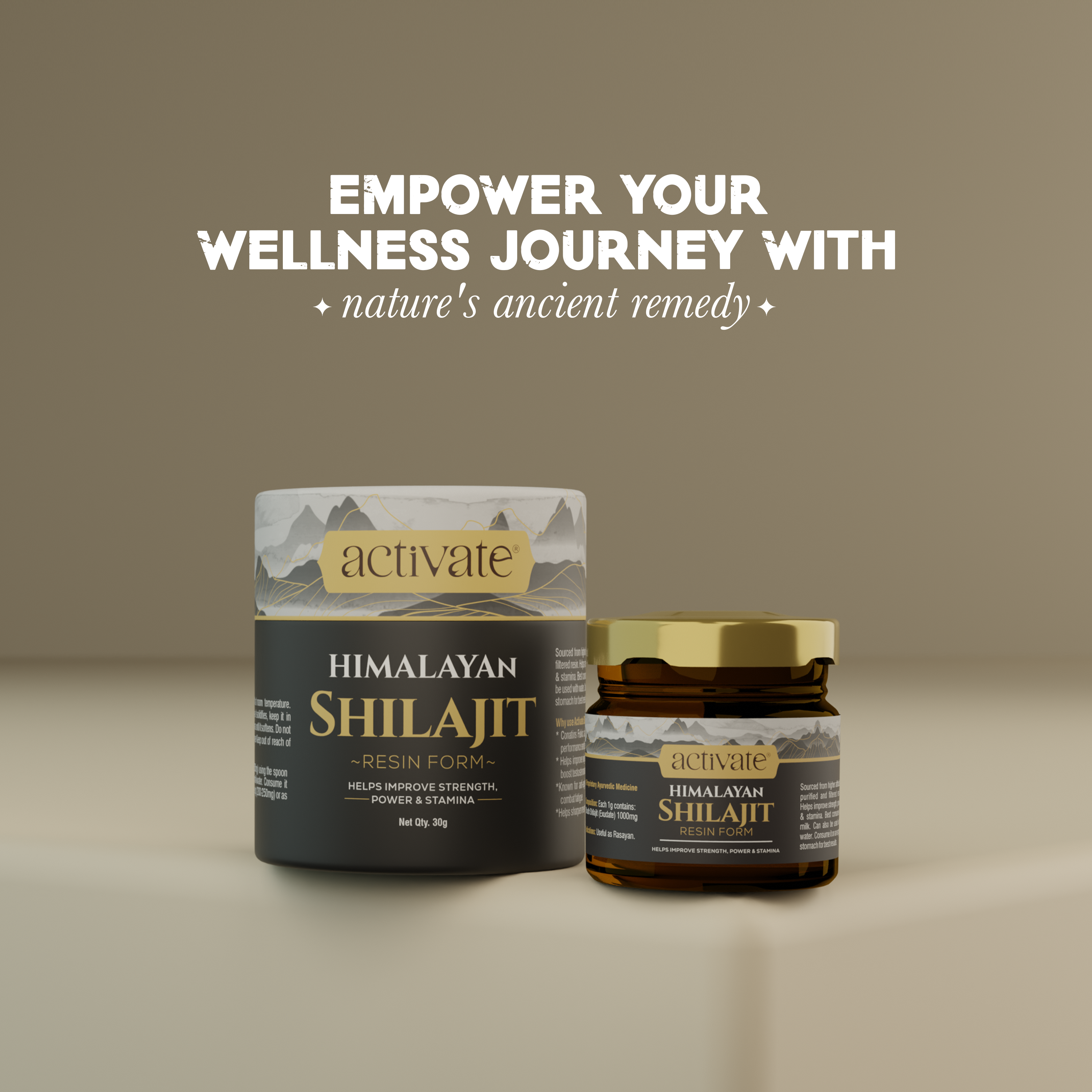 Buy Activate Himalayan Shilajit 20g | 100% Pure Shilajit - Healthfarm ...