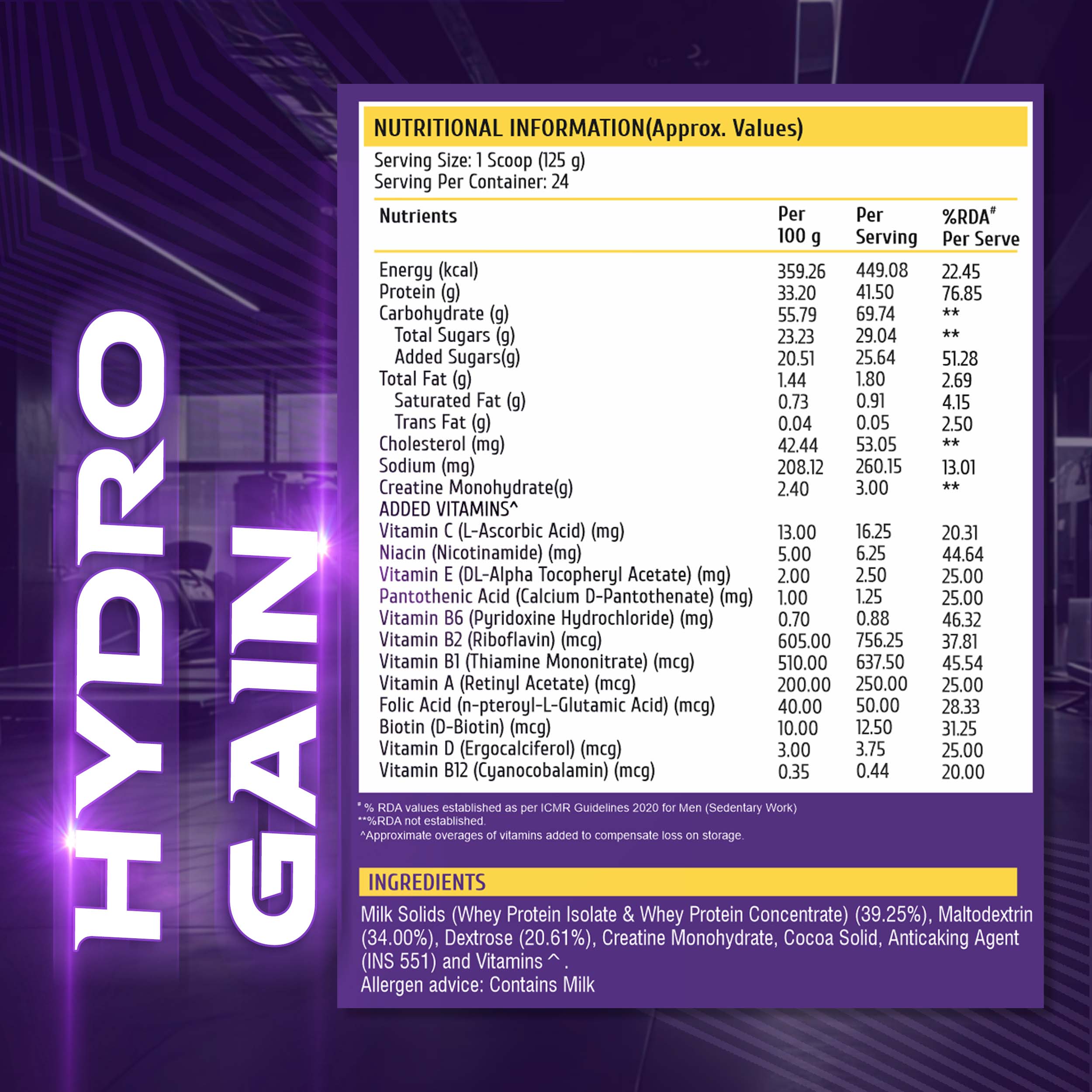 HealthFarm Hydro Gain Hydrolysed Whey Protein Isolate – Healthfarm ...