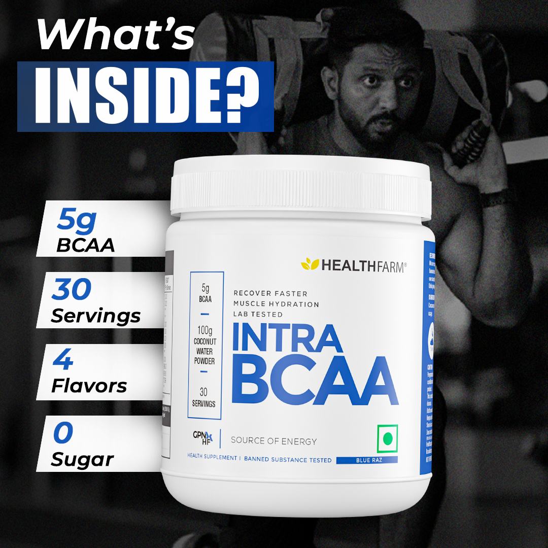 Buy Healthfarm Muscle Intra BCAA @ Best Price in India – Healthfarm ...